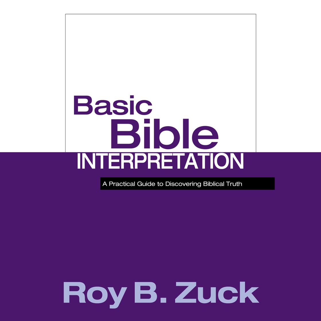 Basic Bible Interpretation Audiobook | Libro.fm