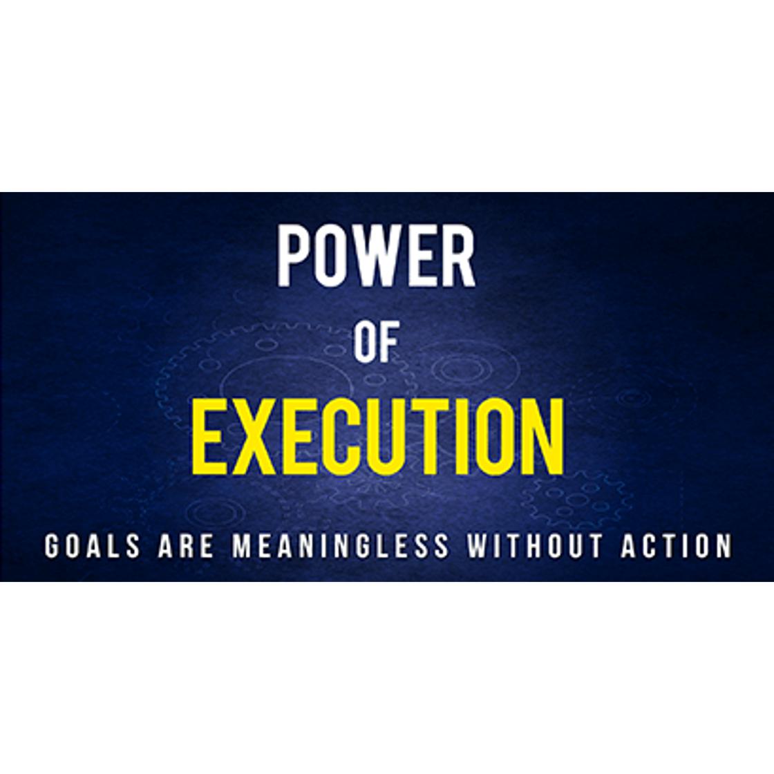 Libro.fm | Power Of Execution - How to Plan and Execute Your Goals to ...