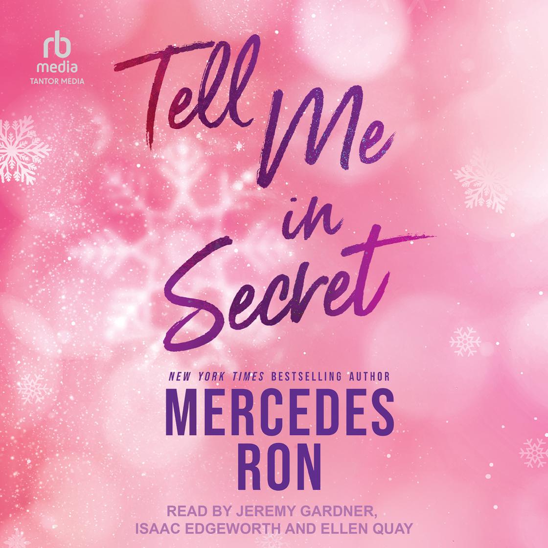 Tell Me in Secret by Mercedes Ron Narrated by Jeremy Gardner Audiobook ...