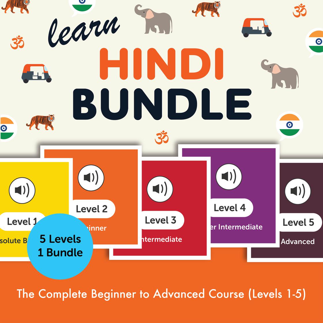 Learn Hindi Bundle - The Complete Beginner to Advanced Course (Levels 1 ...